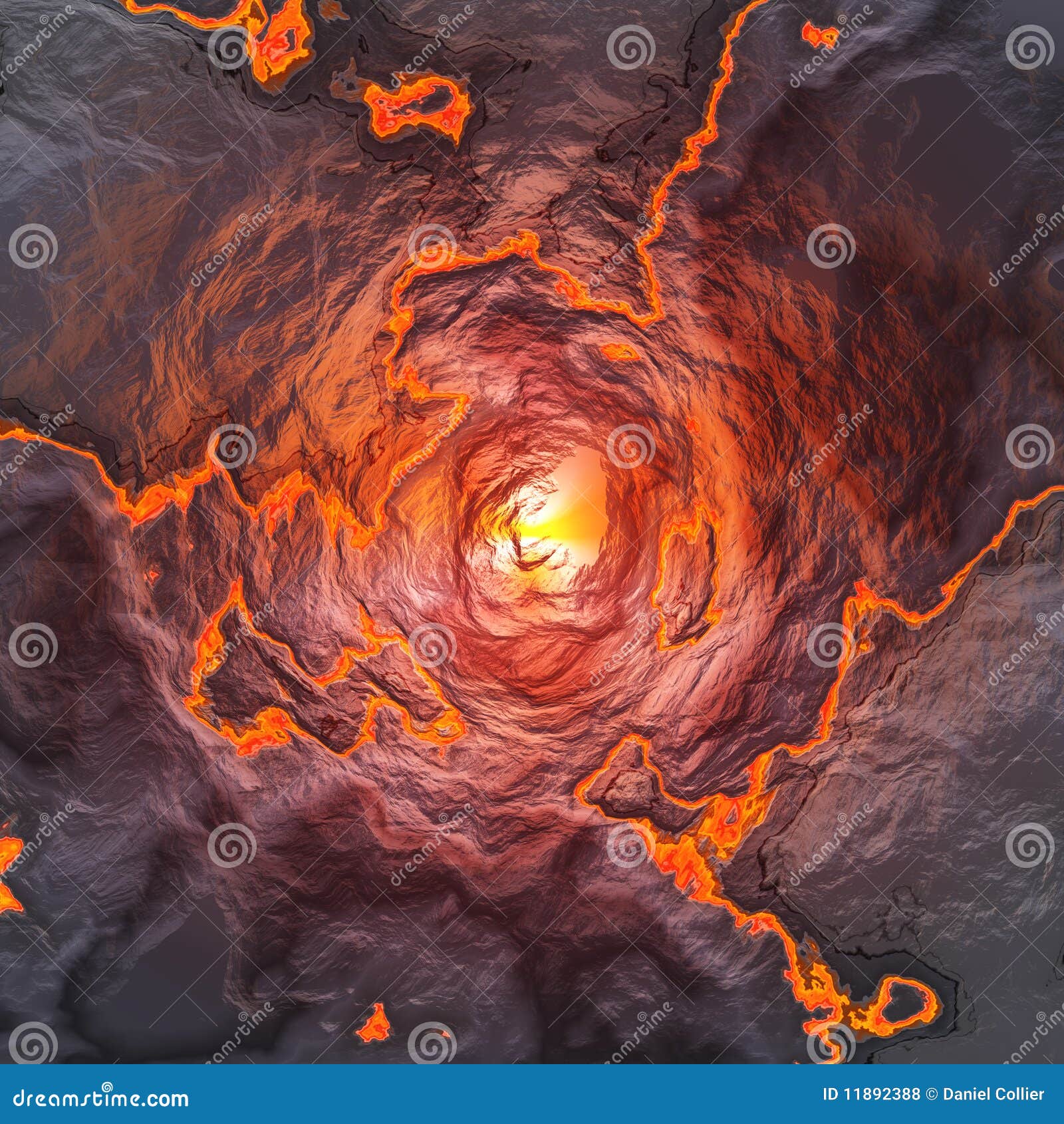 Hot Lava Earth stock illustration. Illustration of pattern - 11892388