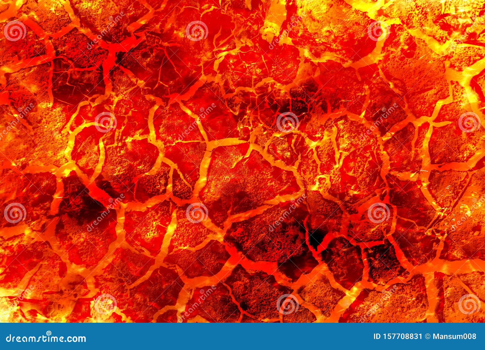 Hot Lava Fire Abstract Pattern Background Stock Illustration ...