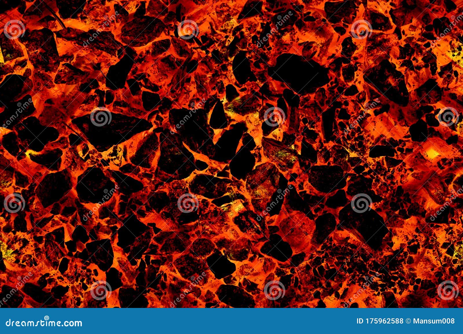 Hot Lava Fire Abstract Pattern Illustration Background Stock ...