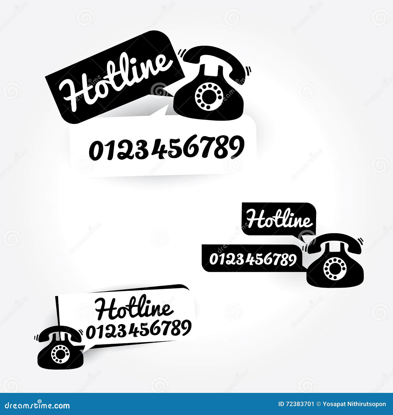 Hot line stock vector. Illustration of center, line, design - 72383701