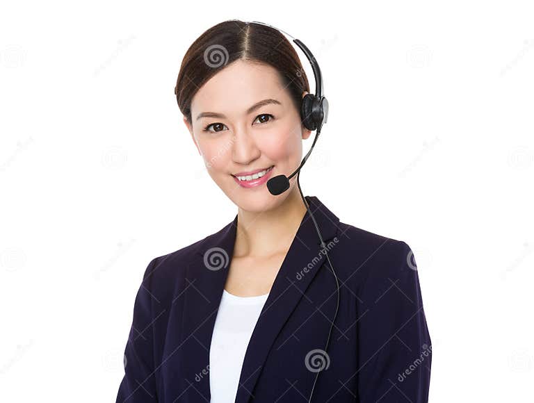 Hot line operator stock photo. Image of desk, center - 58925492