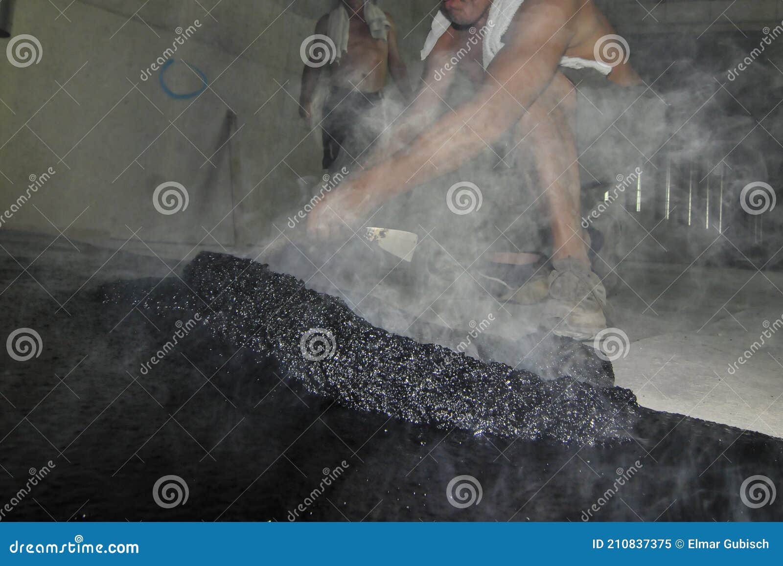Hot Liquid Mastic Asphalt on the Floor Stock Image - Image of market ...