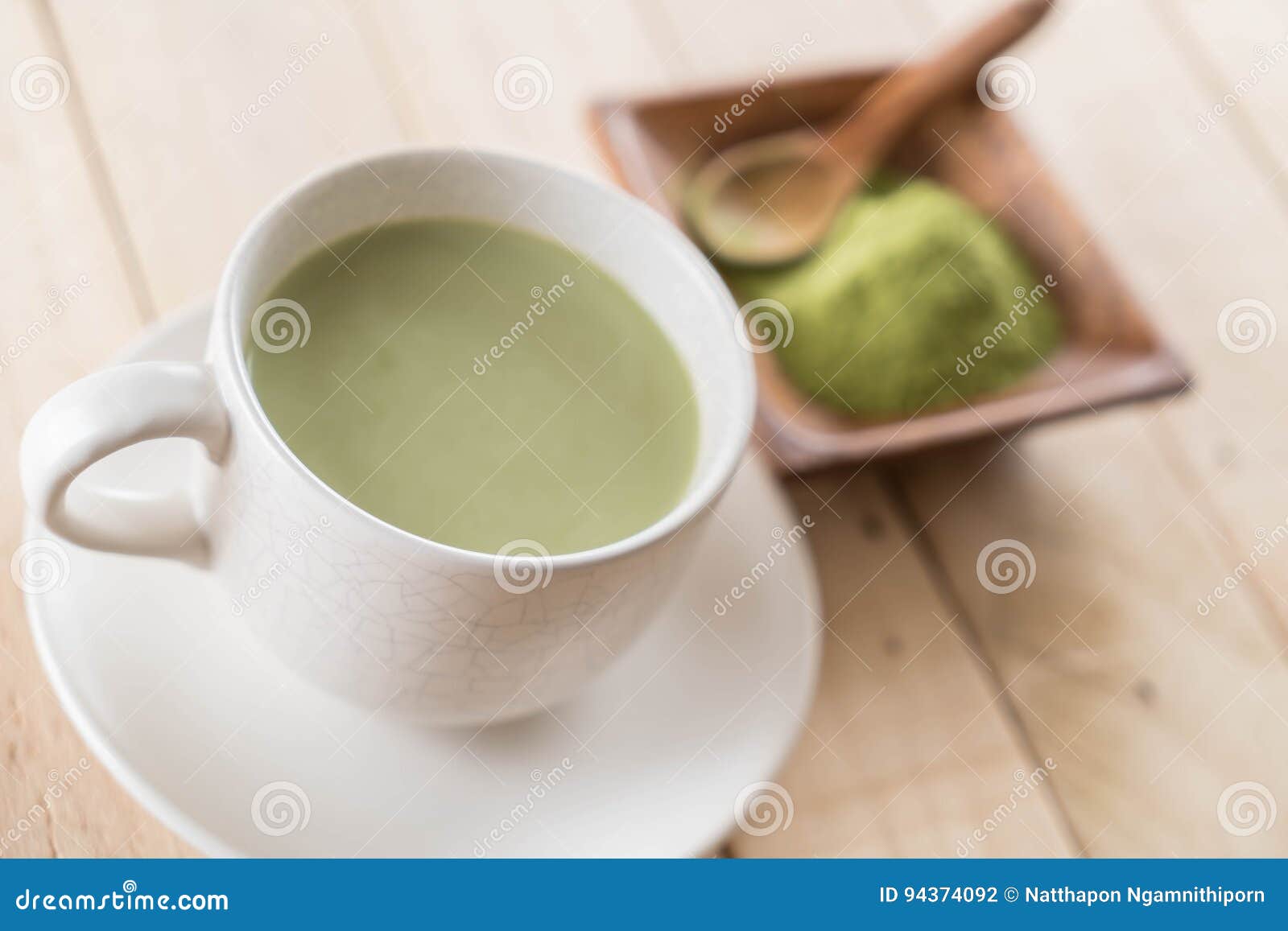Hot matcha latte stock photo. Image of beverage, food - 94374092