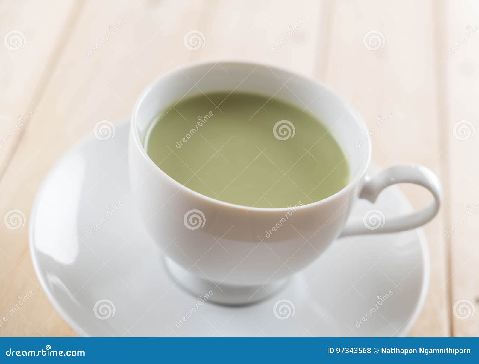 Hot matcha latte stock photo. Image of warm, aromatic - 97343568