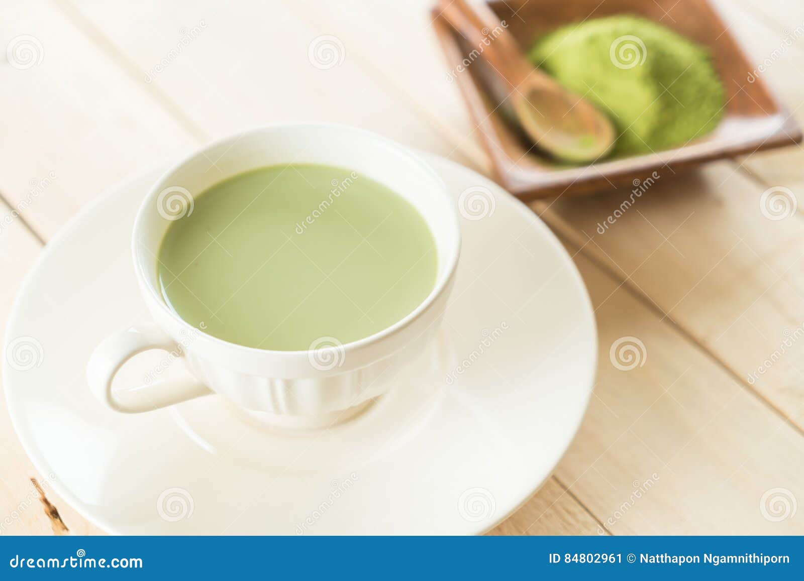 Hot matcha latte stock image. Image of sweet, healthy - 84802961