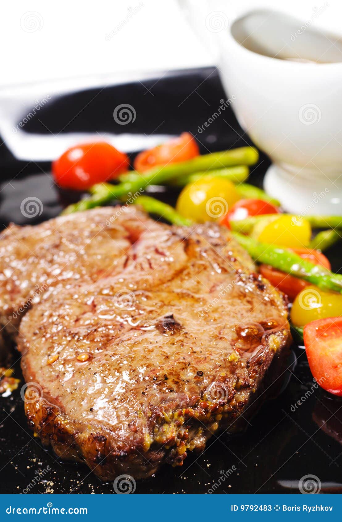 Hot Meat Dishes - Ribai stock image. Image of slice, dinner - 9792483