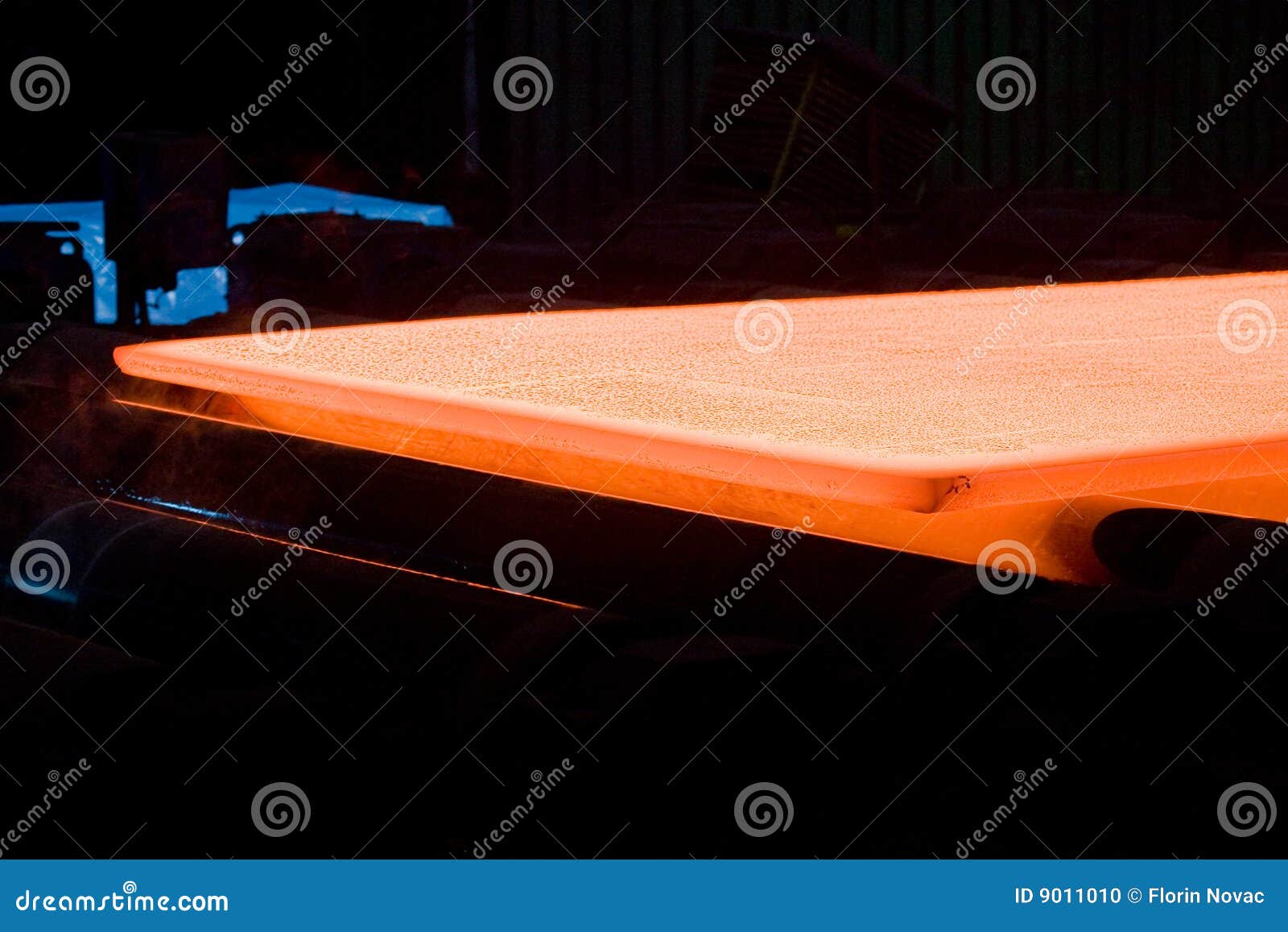 Hot metal sheet stock photo. Image of factory, carbon - 9011010
