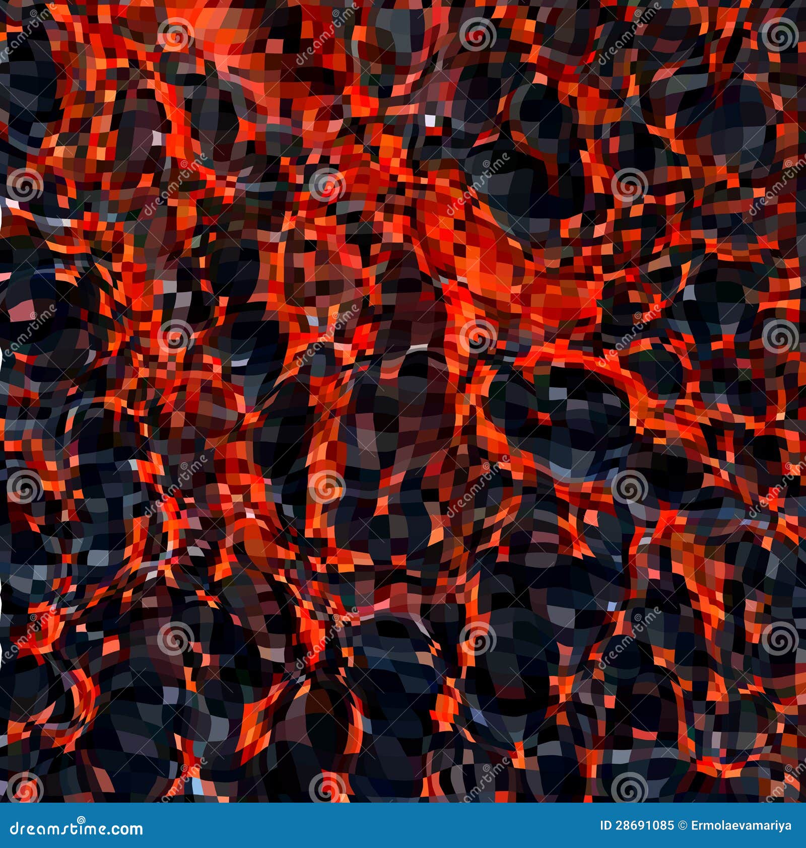 Hot Molten Lava. Vector Abstract Background Stock Vector - Illustration ...