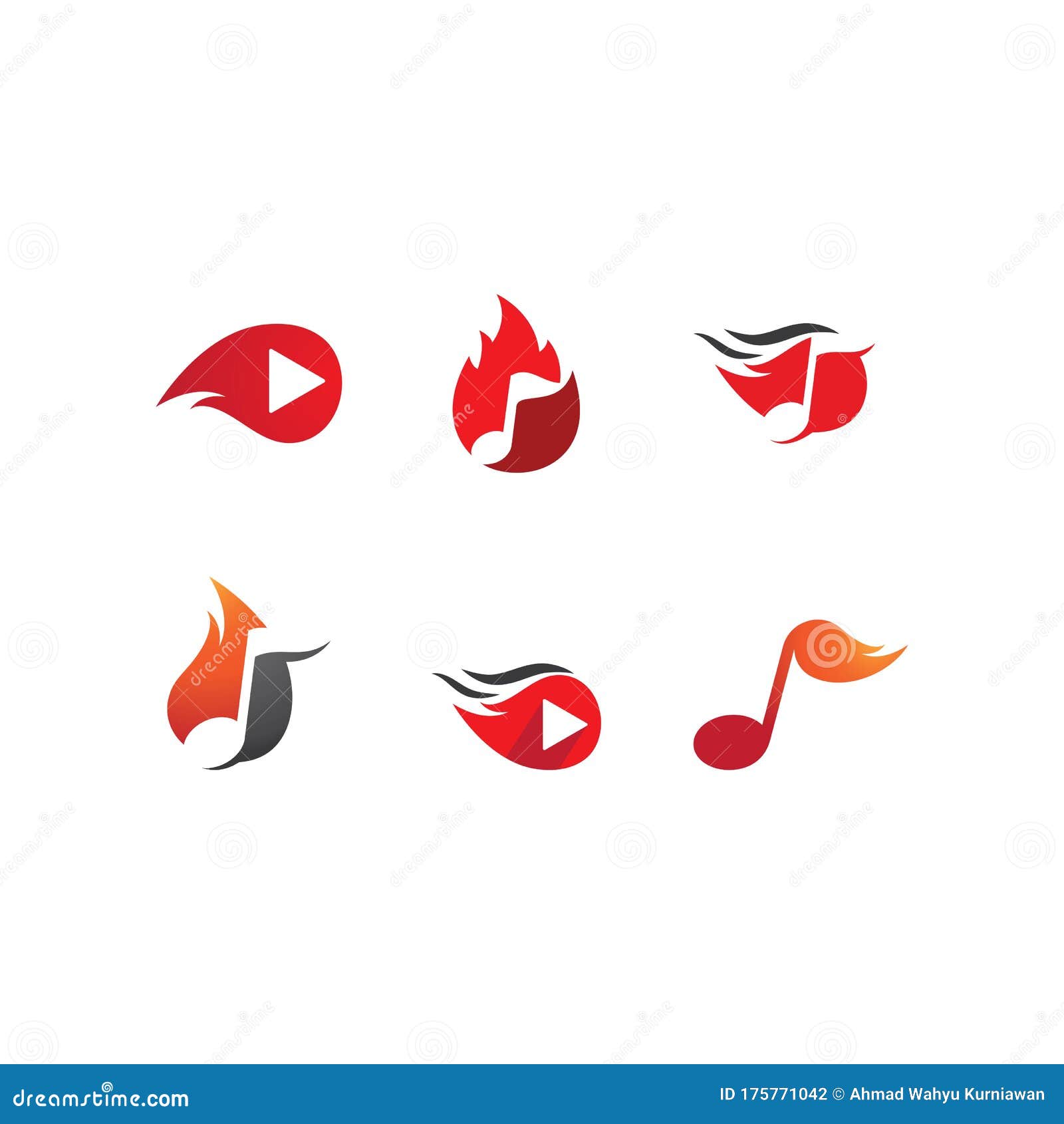Hot Music logo stock vector. Illustration of beat, creative - 175771042