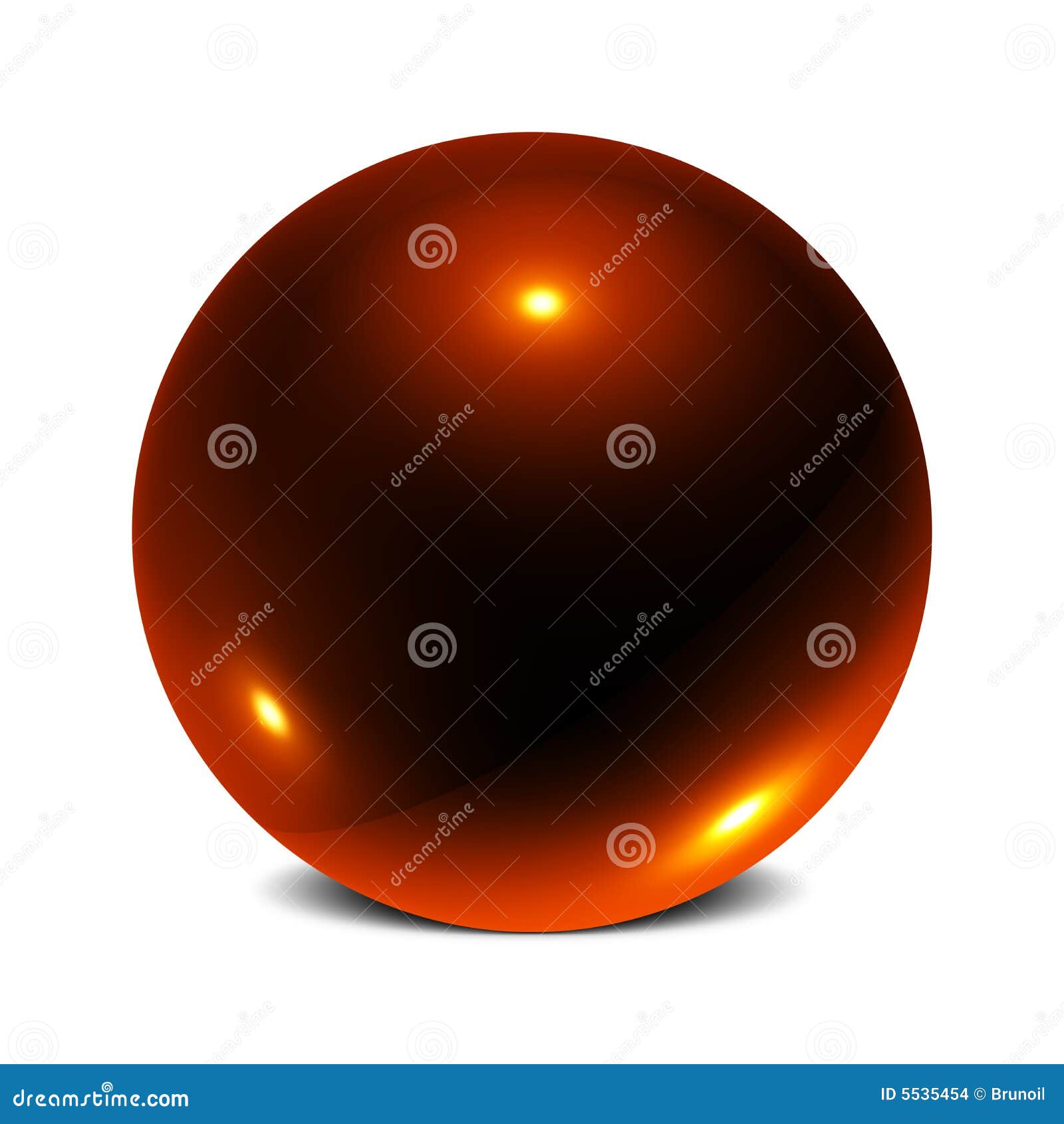 Hot Orb stock illustration. Illustration of light, round - 5535454