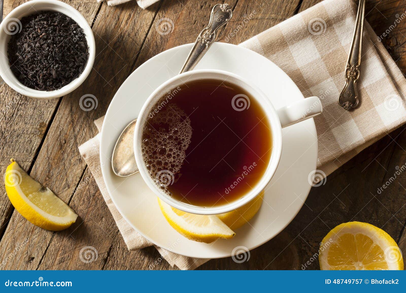 Hot Organic Black Tea stock image. Image of breakfast - 48749757