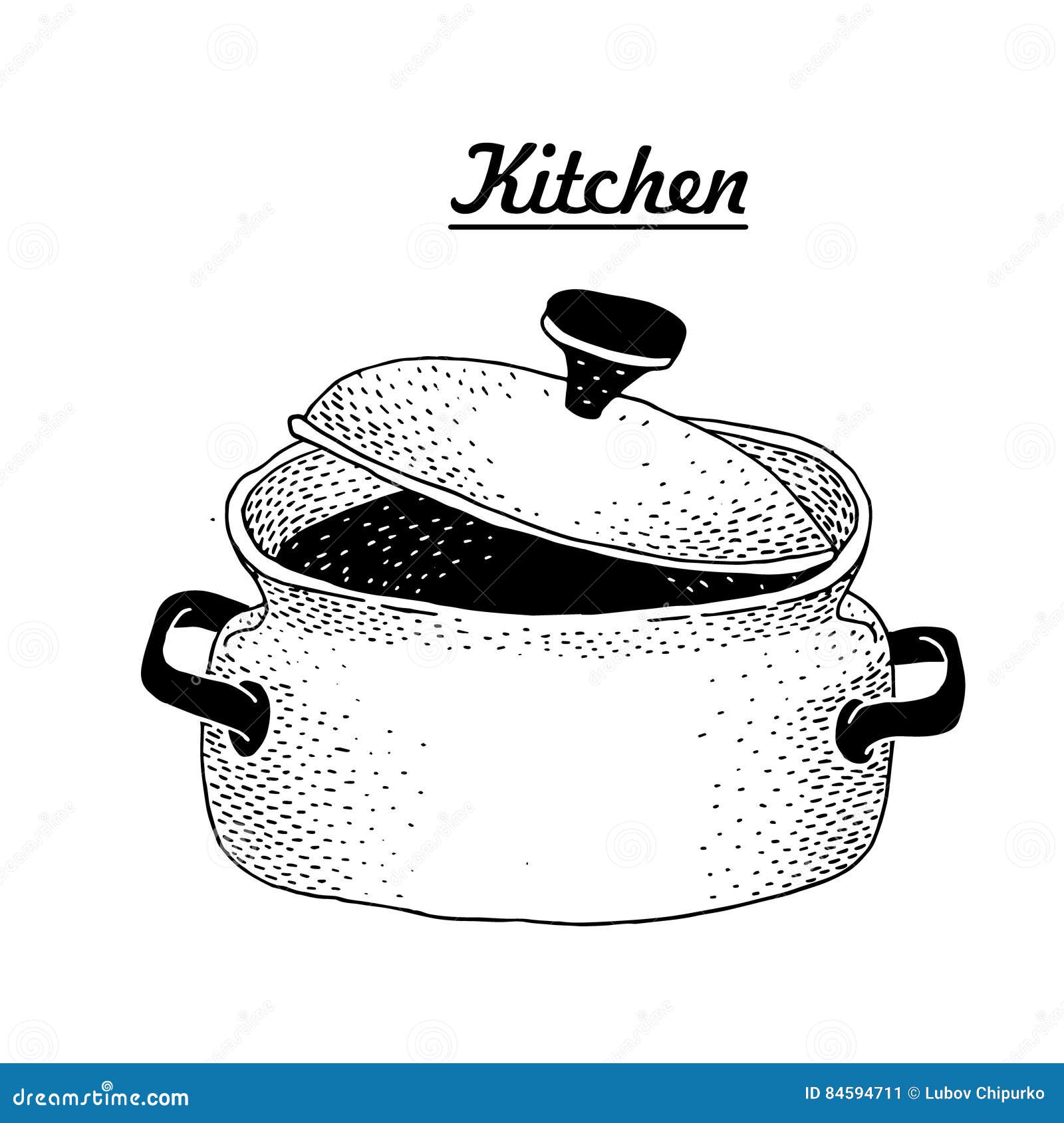 Hot Pan Isolated, Saucepan. Vector. Stock Vector - Illustration of tool ...