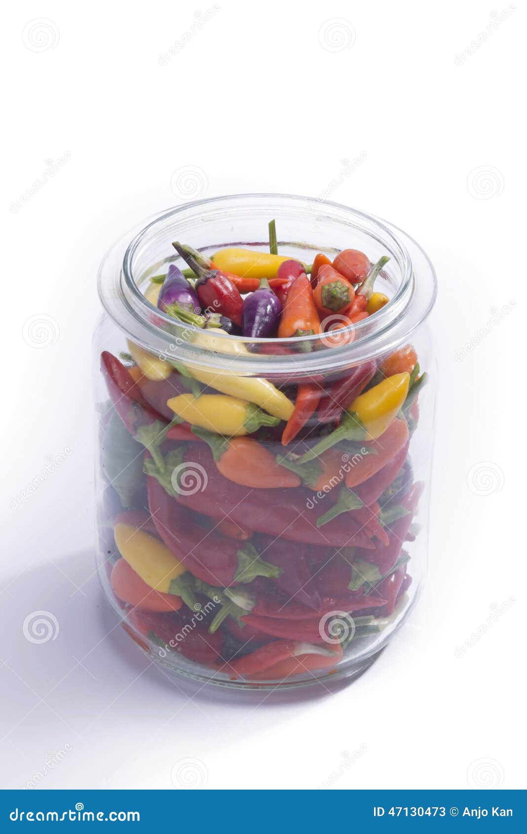 Hot Pepper Mix on White Background Stock Image - Image of bonnet, chili ...