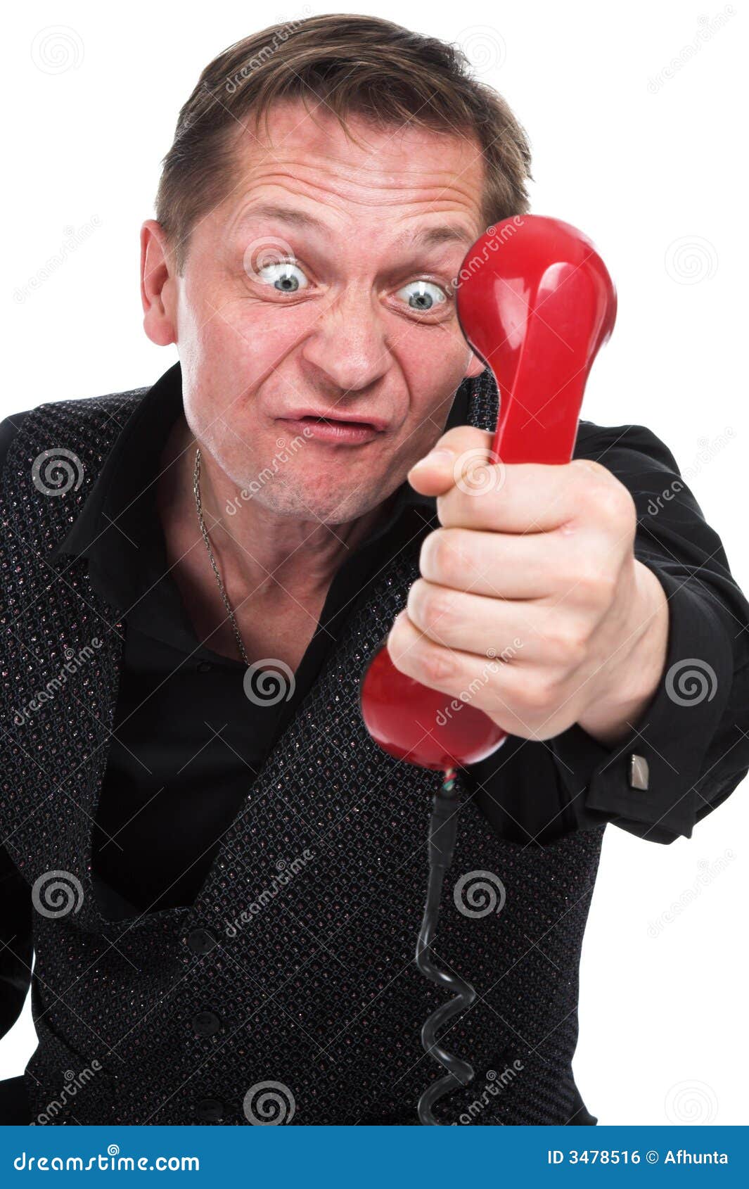 The hot phone stock photo. Image of isolated, black, male - 3478516