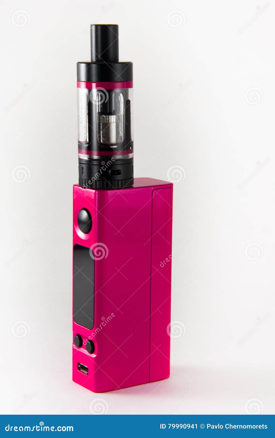 Hot Pink E-cigarette or Vaping Device. Close Up Stock Image - Image of ...