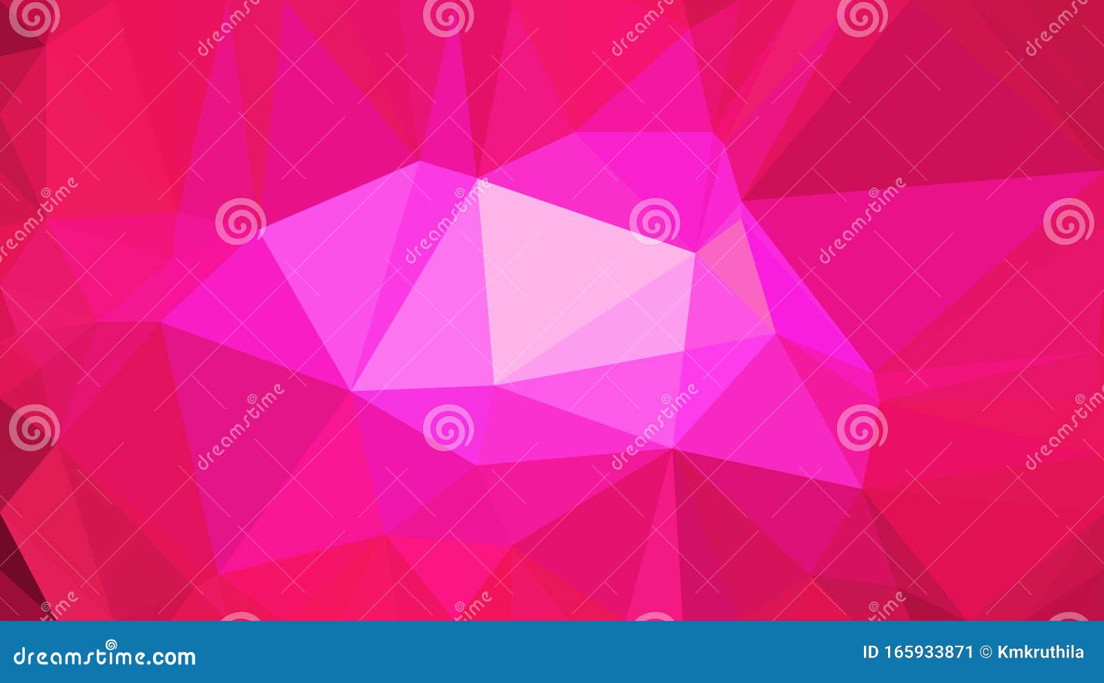 Hot Pink Polygon Triangle Background Vector Image Stock Vector ...