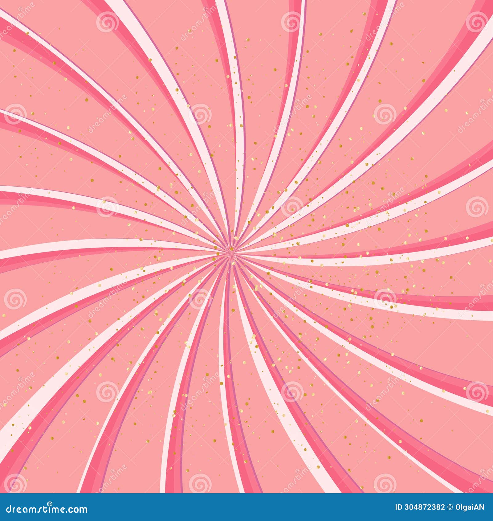 Hot Pink Sunburst Background With Glitter Rays Background In Retro