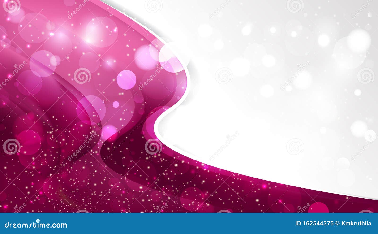 Hot Pink Wave Business Background Design Stock Vector - Illustration of ...