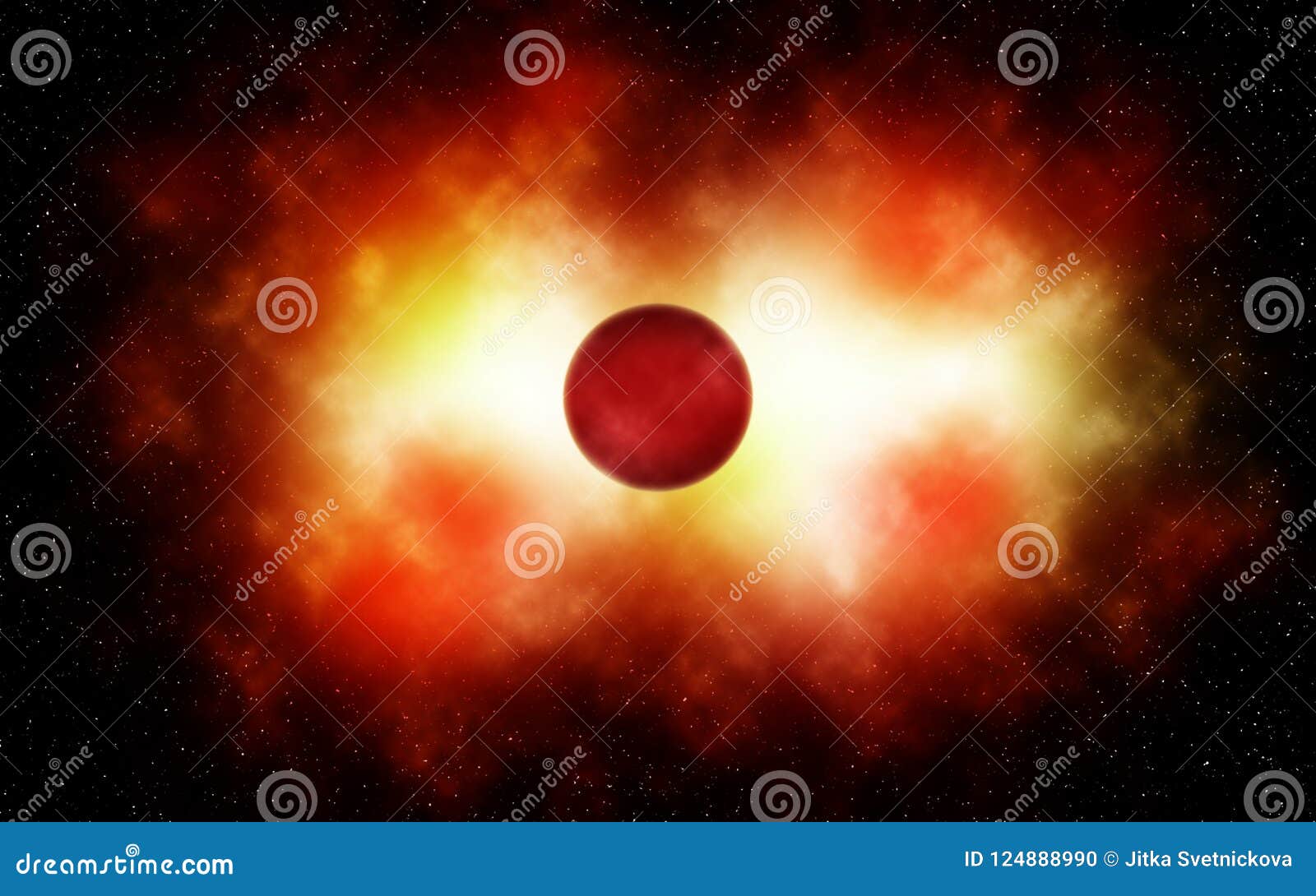 The hot planet stock illustration. Illustration of apocalypse - 124888990