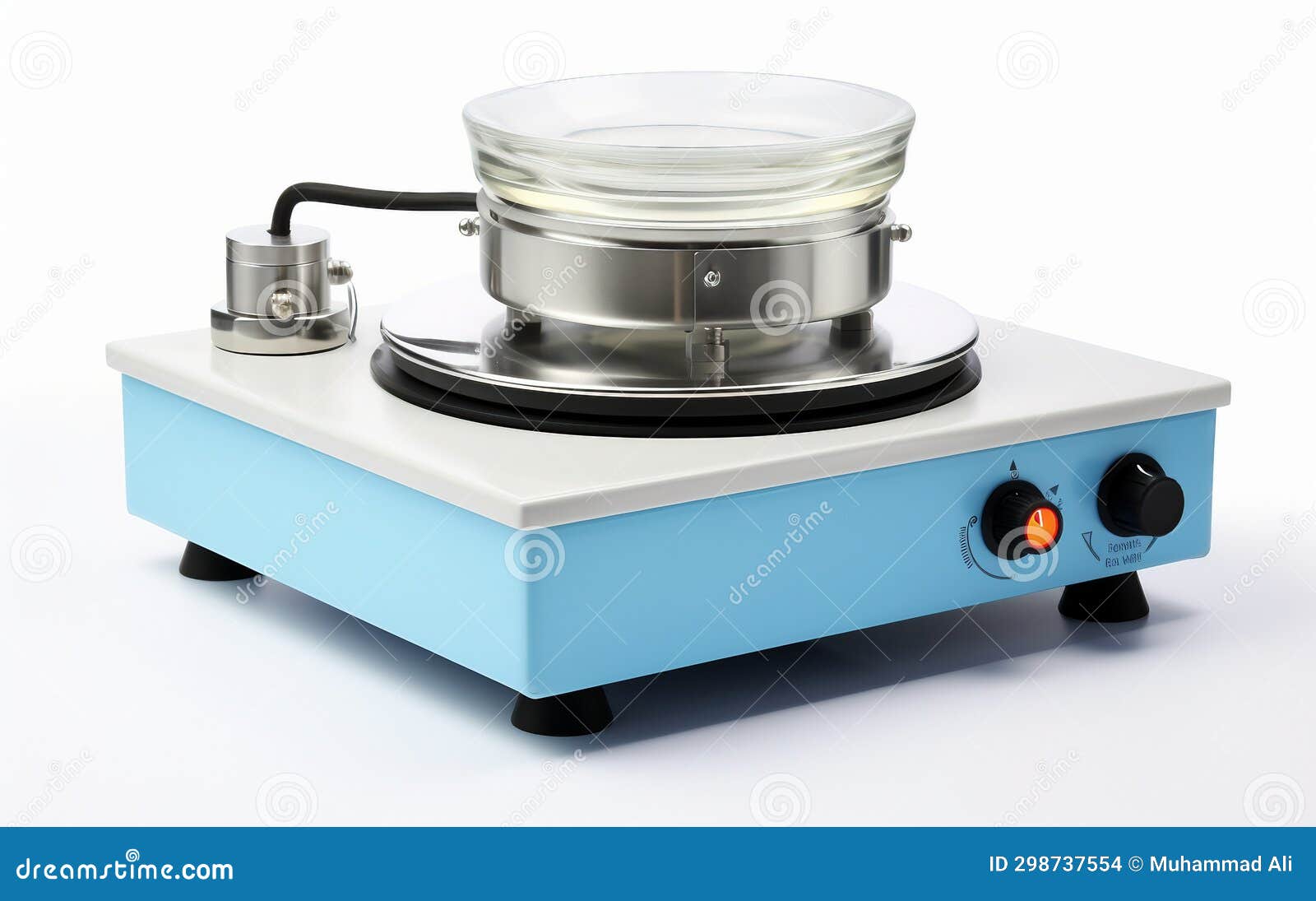 Hot Plate on White Background Stock Illustration - Illustration of ...