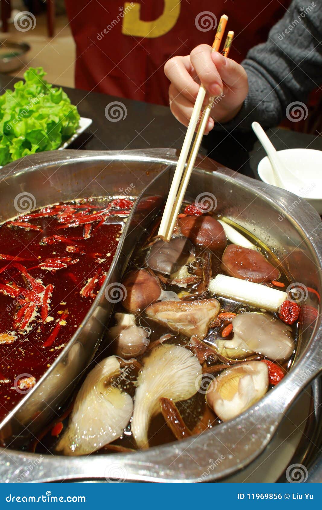 Hot pot stock photo. Image of food, chengdu, dinner, fine - 11969856