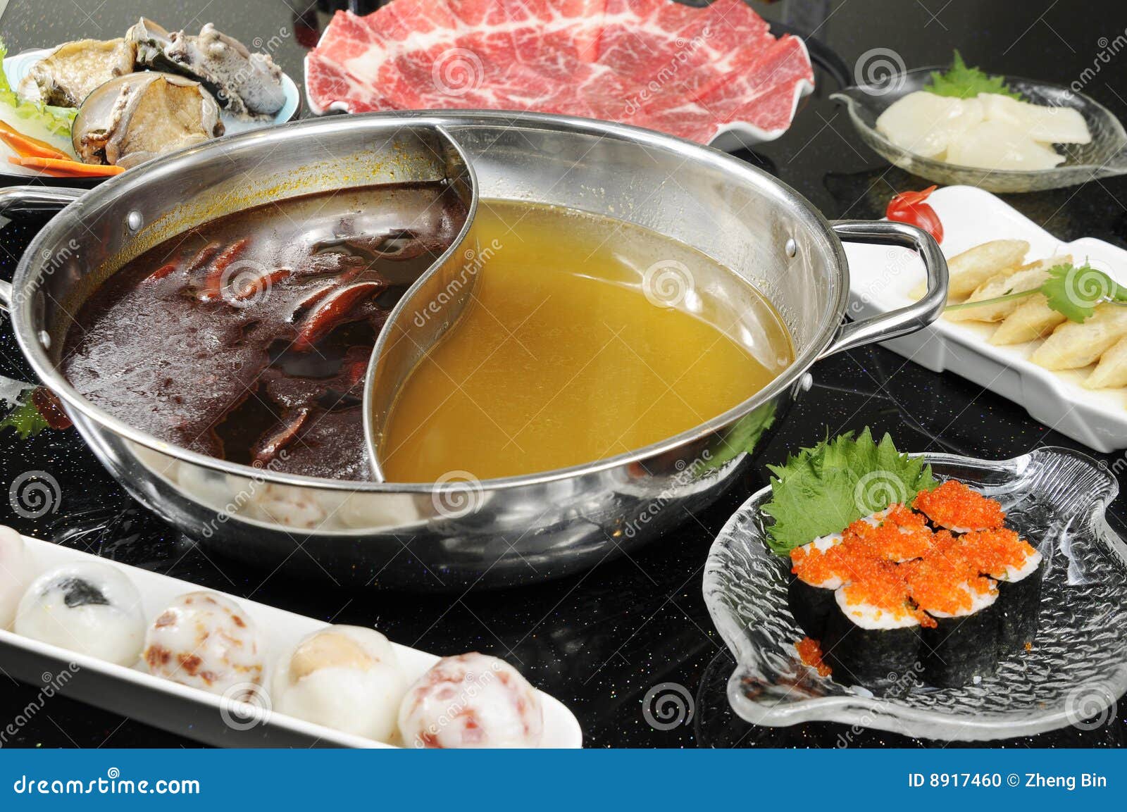 Hot pot stock photo. Image of plate, mouth, seafood, spicy - 8917460
