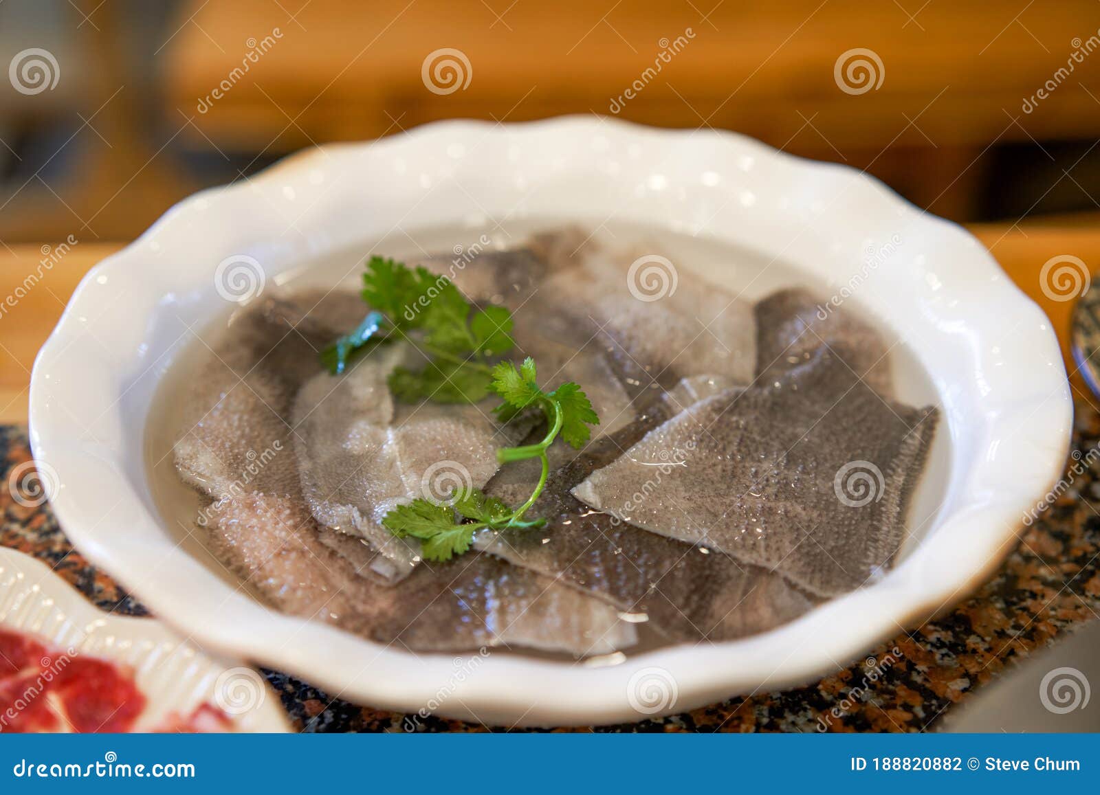 Hot Pot Dish, Crispy Fresh Beef Tripe Stock Photo - Image of food ...