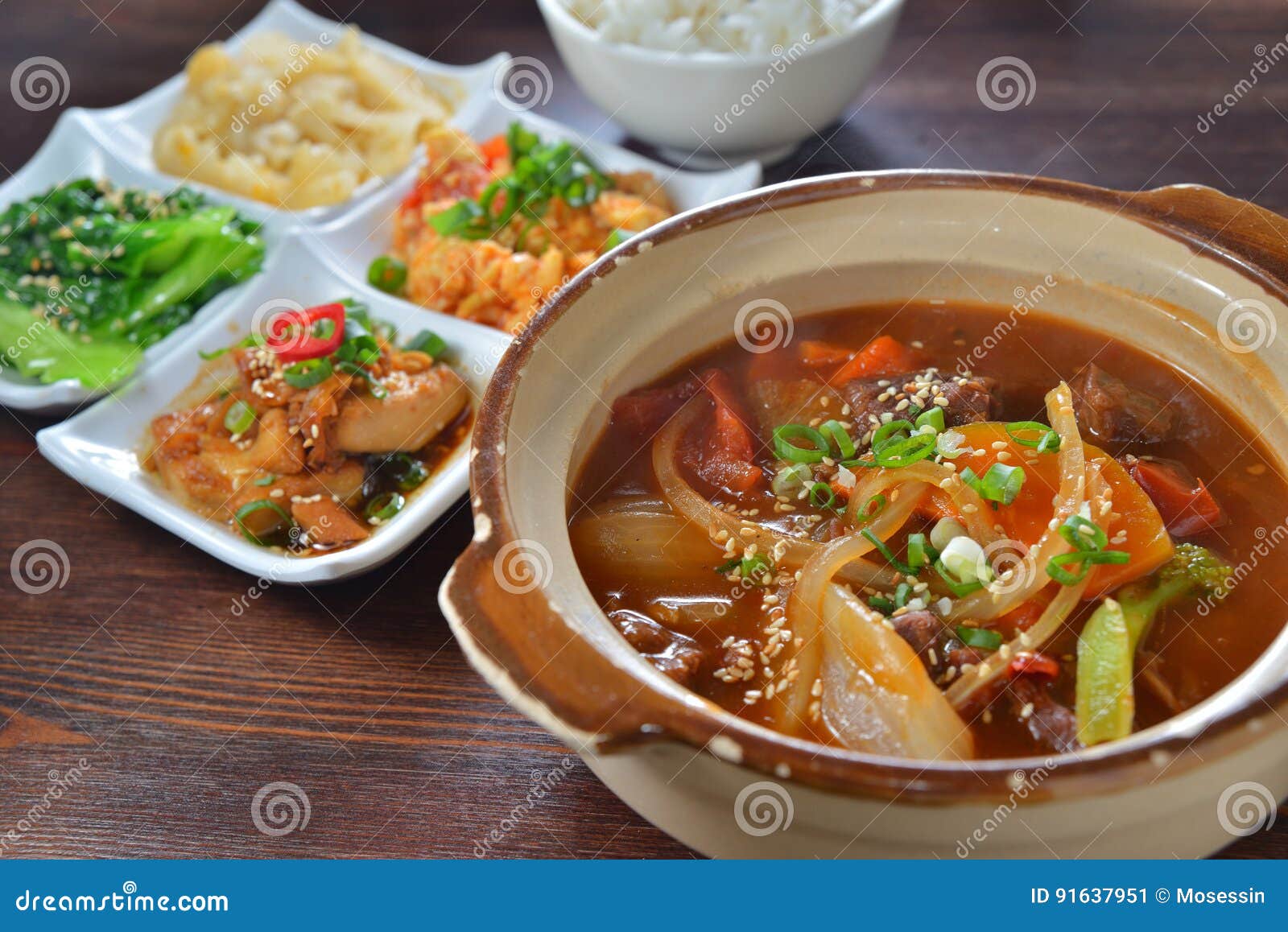Hot pot stew beef stock image. Image of braised, pork - 91637951