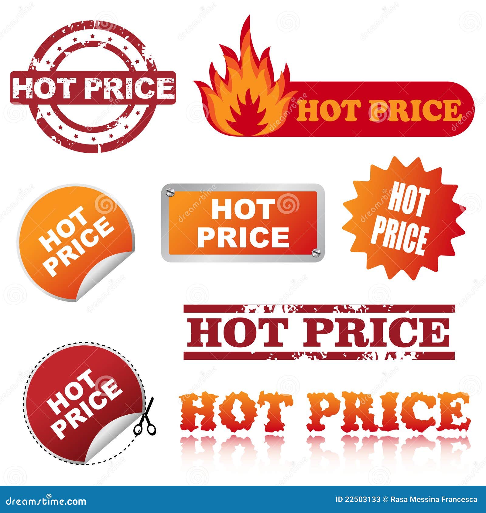 Hot price icons stock vector. Illustration of communication - 22503133