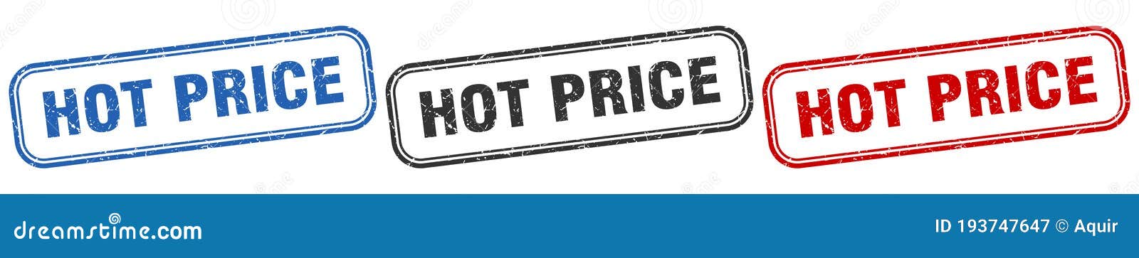 Hot Price Square Isolated Sign Set. Hot Price Stamp Stock Vector ...