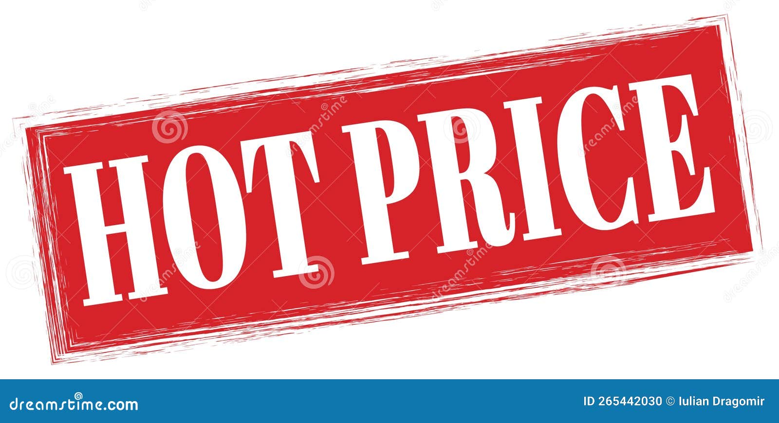 HOT PRICE Text Written on Red Stamp Sign Stock Illustration ...