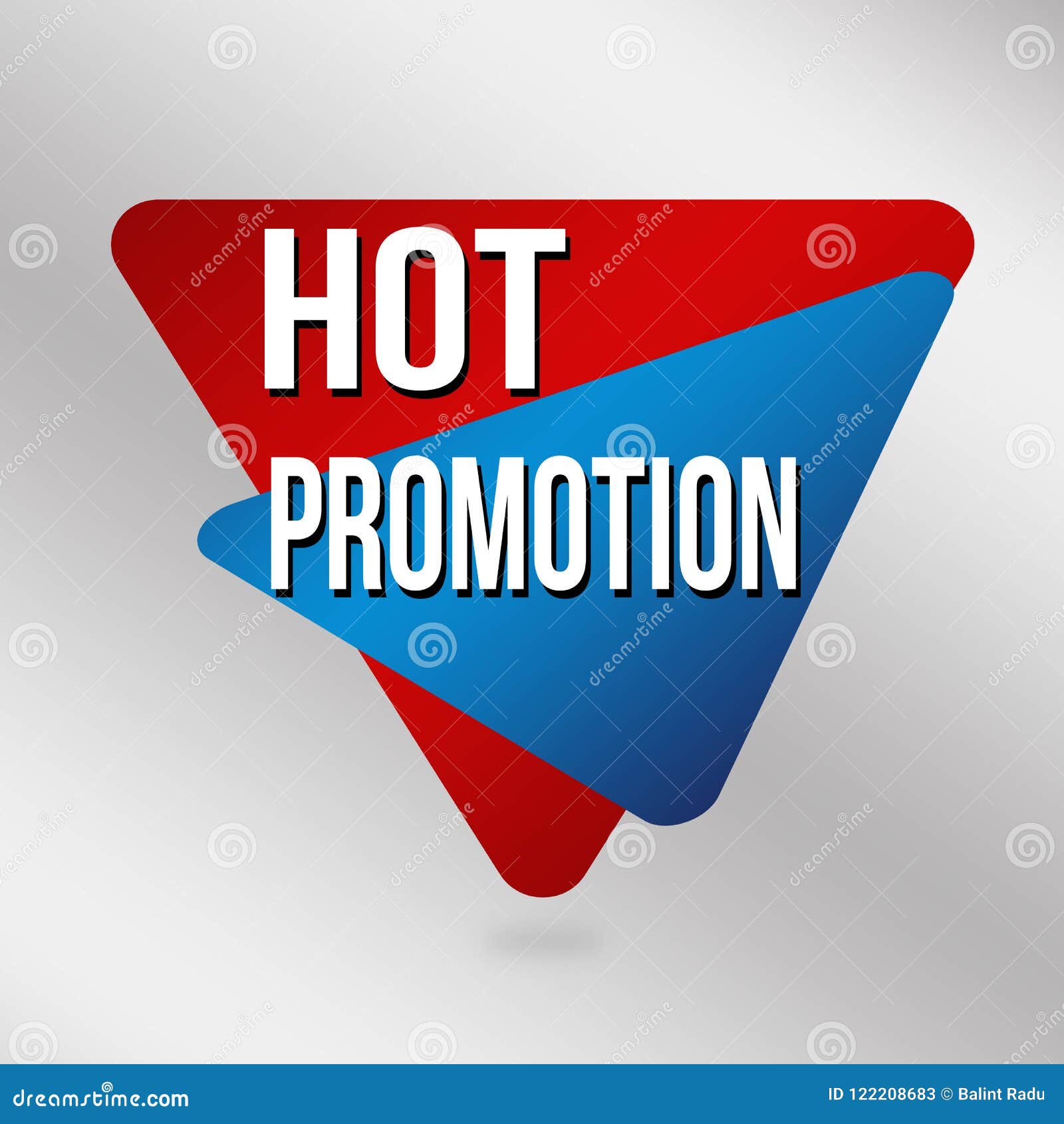 Hot Promotion Sign or Label for Business Promotion Stock Vector ...