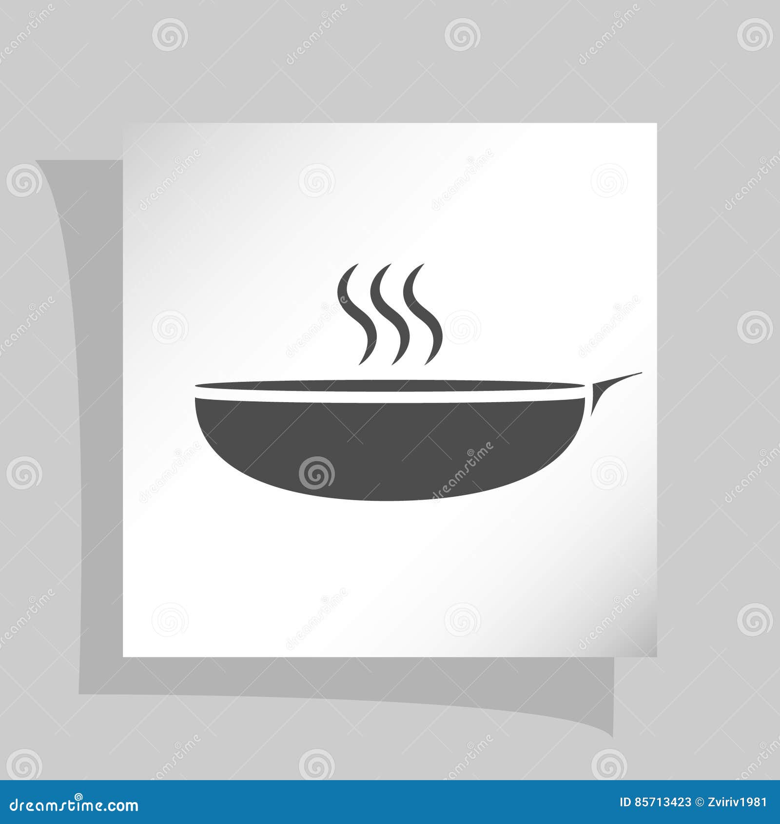 Hot proper meal plate icon stock illustration. Illustration of serving ...