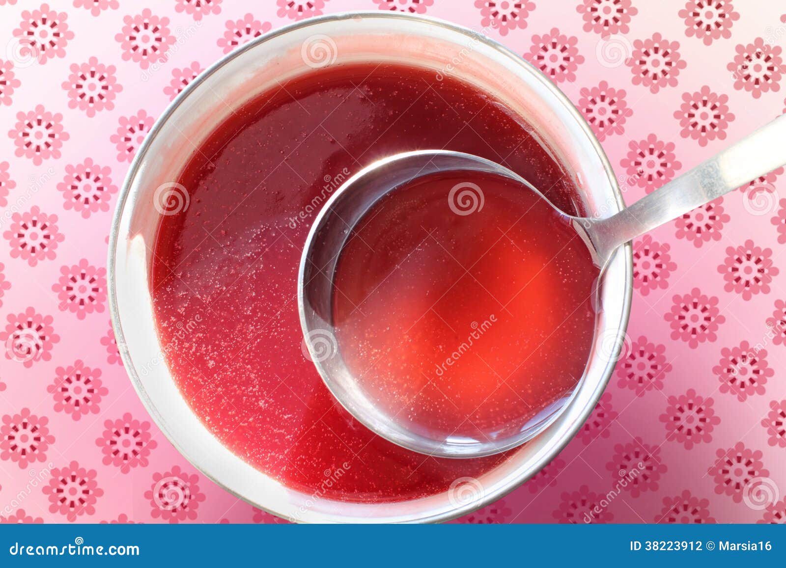 Hot Raspberry Kissel stock photo. Image of kissel, calorically - 38223912