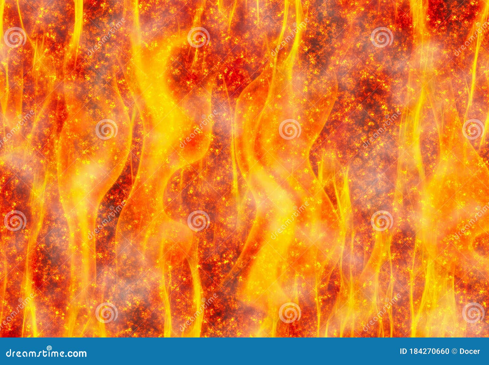 Hot red fire background stock illustration. Illustration of overheated ...