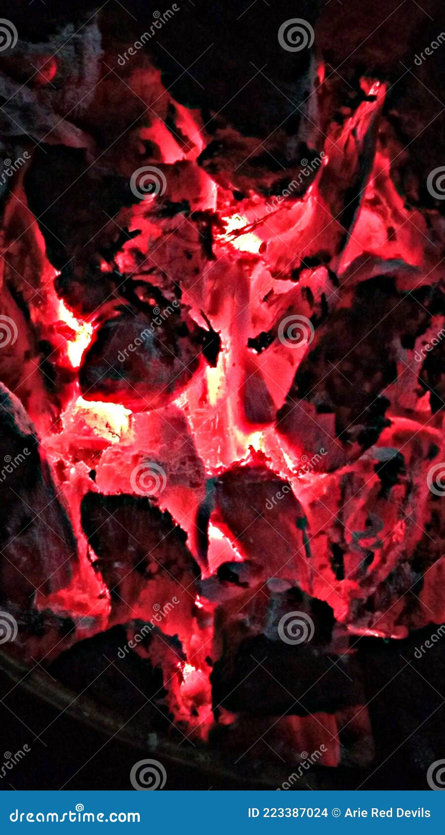 Hot red lava fire burned stock photo. Image of lava - 223387024