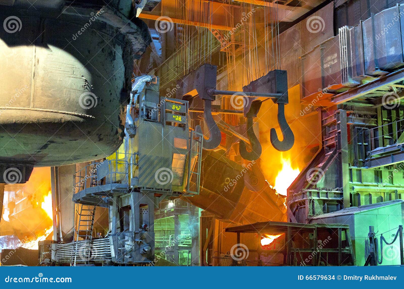 Hot red workshop stock photo. Image of indoors, loader - 66579634
