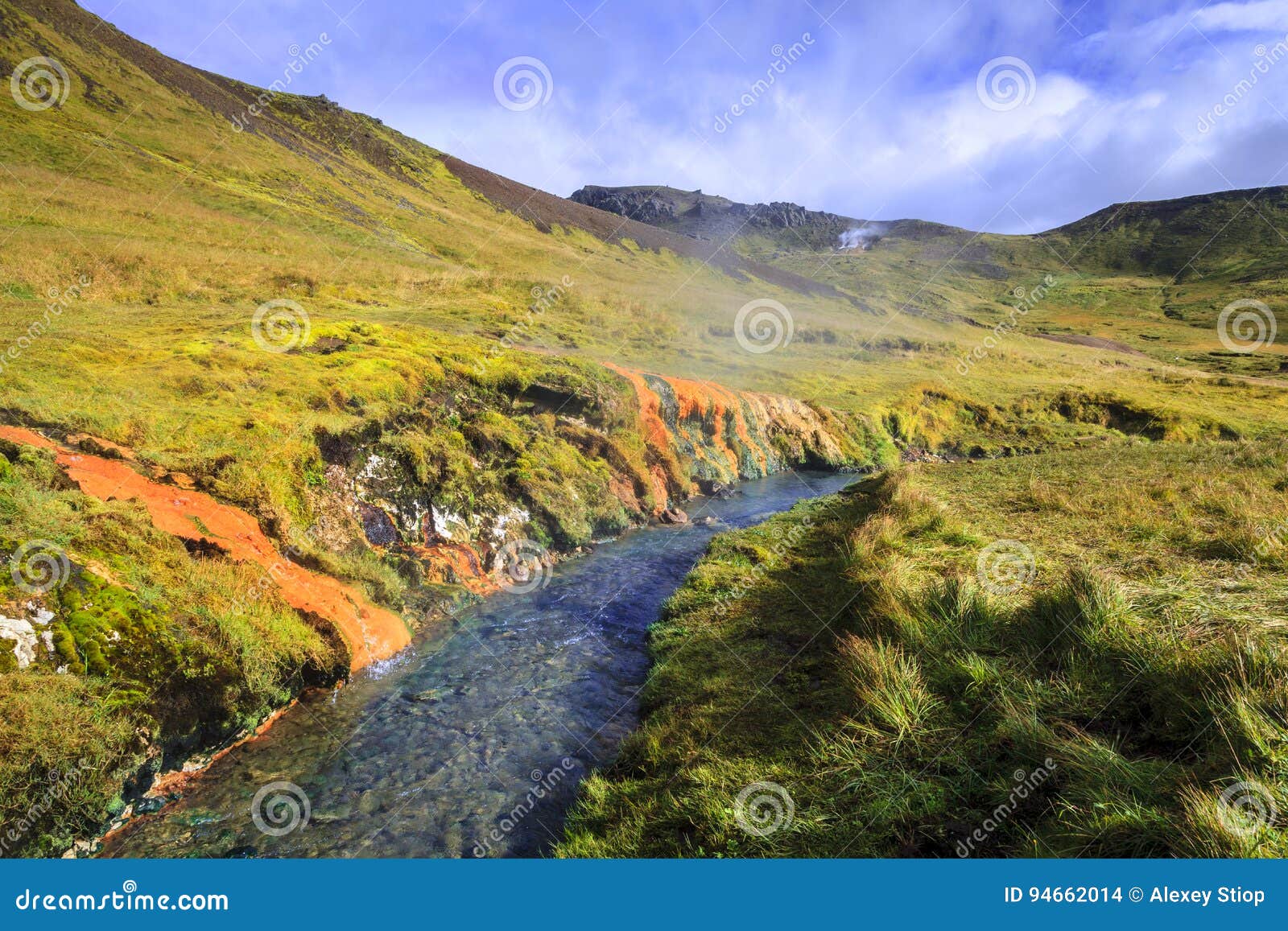 Hot River stock photo. Image of europe, landscape, clouds - 94662014
