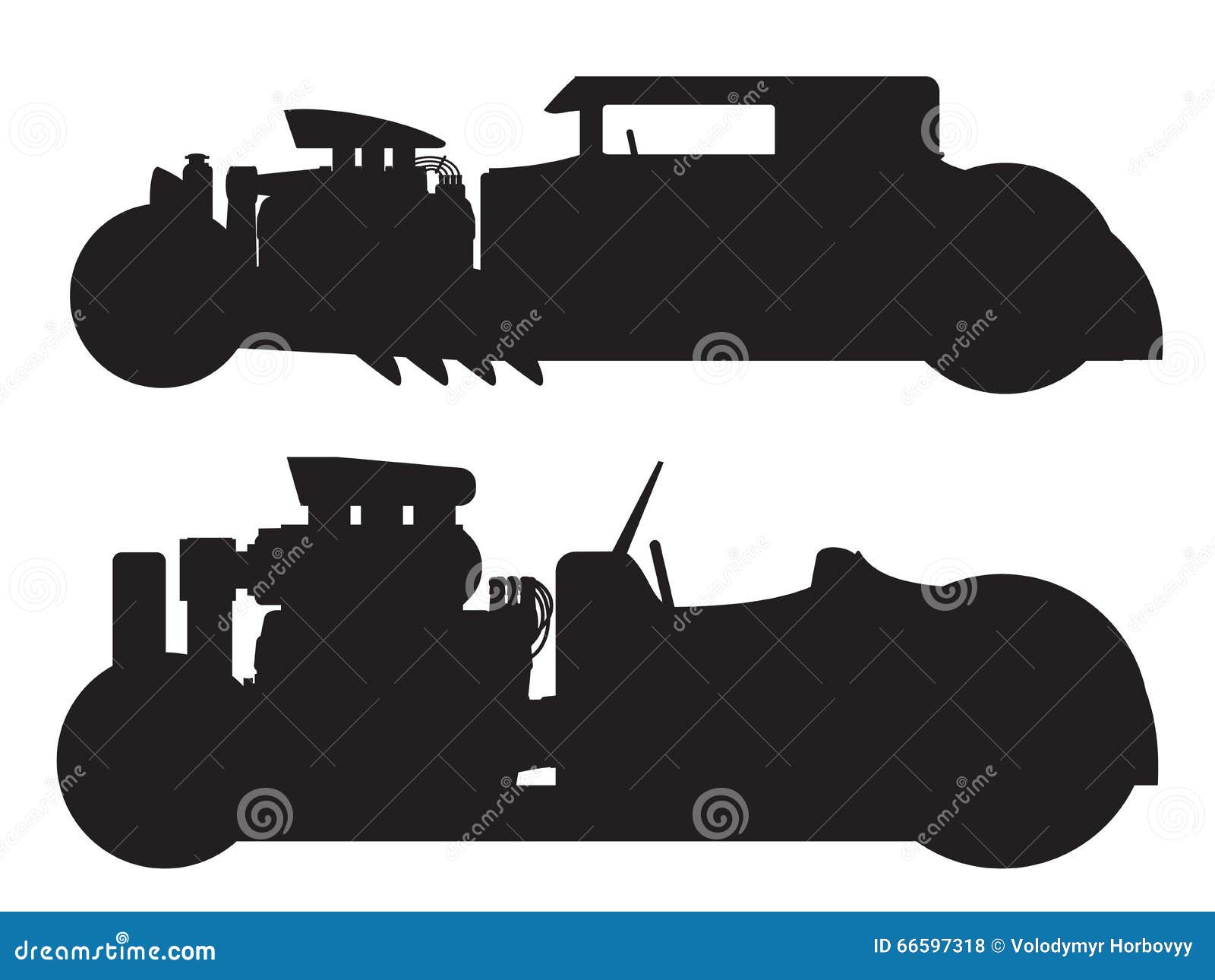 Rat Rod Silhouette Stock Illustrations – 24 Rat Rod Silhouette Stock ...