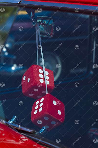 Hot Rod Dice stock photo. Image of automobile, windshiield - 28396550