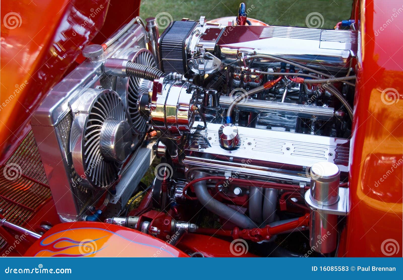 Hot rod engine stock image. Image of auto, fast, stainless - 16085583