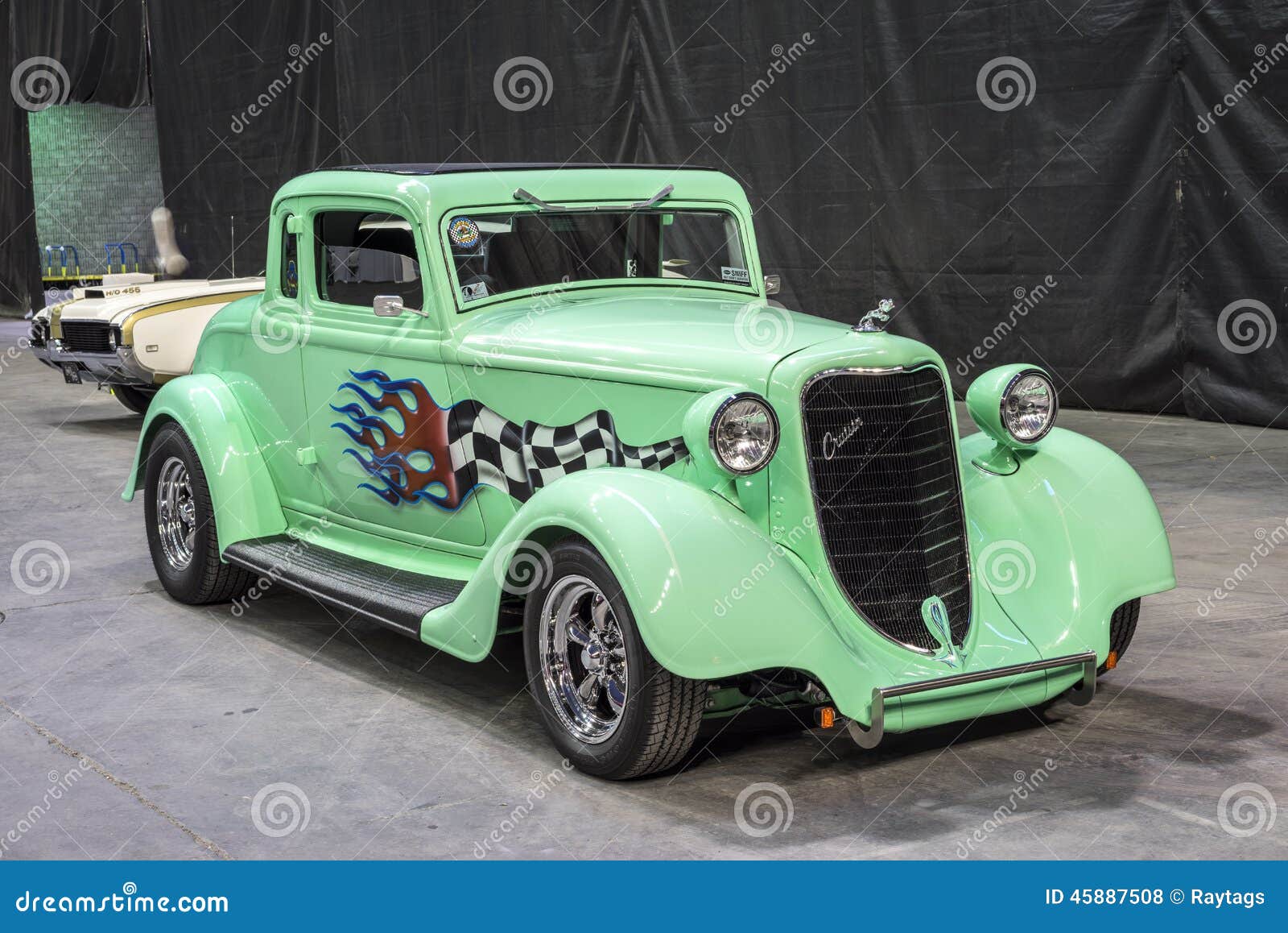 Hot rod editorial stock photo. Image of hotrod, side - 45887508