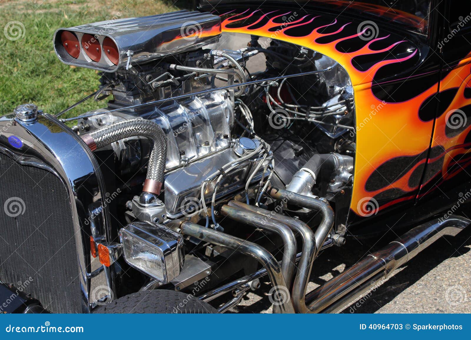 Hot Rod stock image. Image of engine, transportation - 40964703