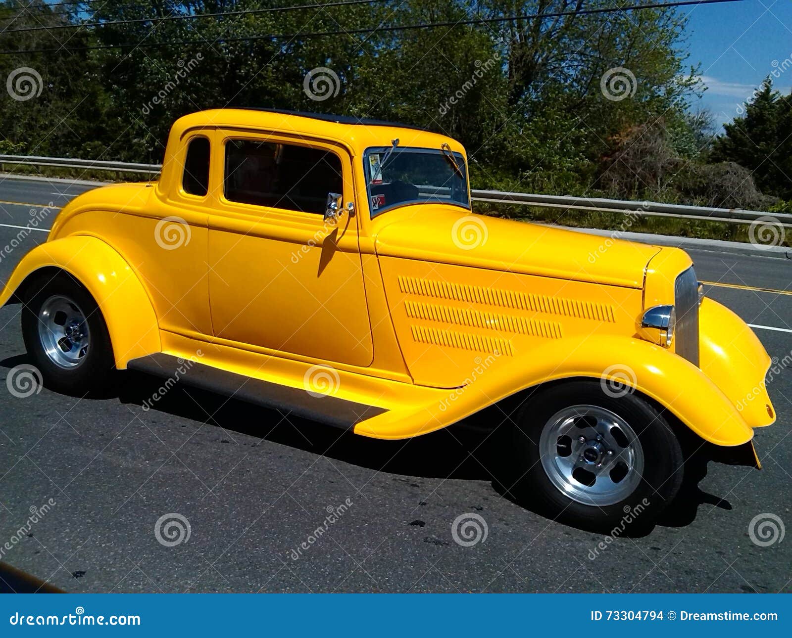 Hot Rod Yellow 32 Ford Roadster Stock Photo - Image of yellow, roadster ...