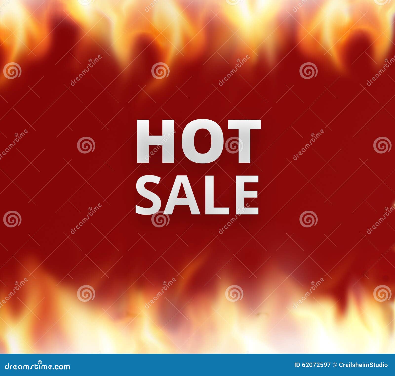 Hot Sale Red Design stock illustration. Illustration of additional ...