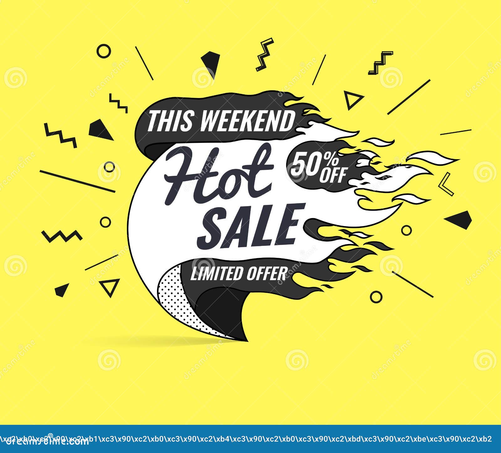 Hot Sale, Super, Weekend Special Offer. Stock Vector - Illustration of ...