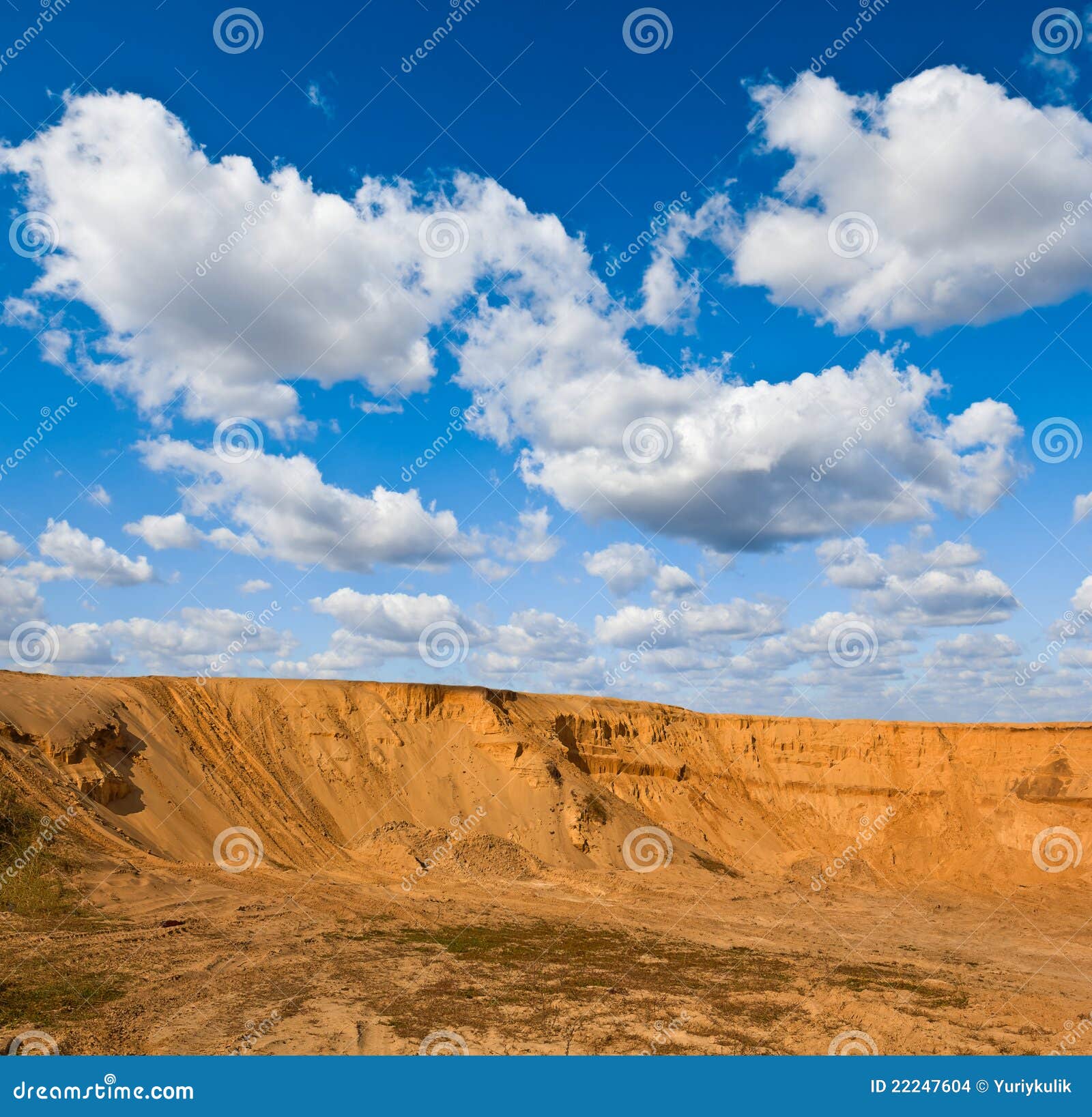 Hot sand desert stock photo. Image of celestial, lifeless - 22247604