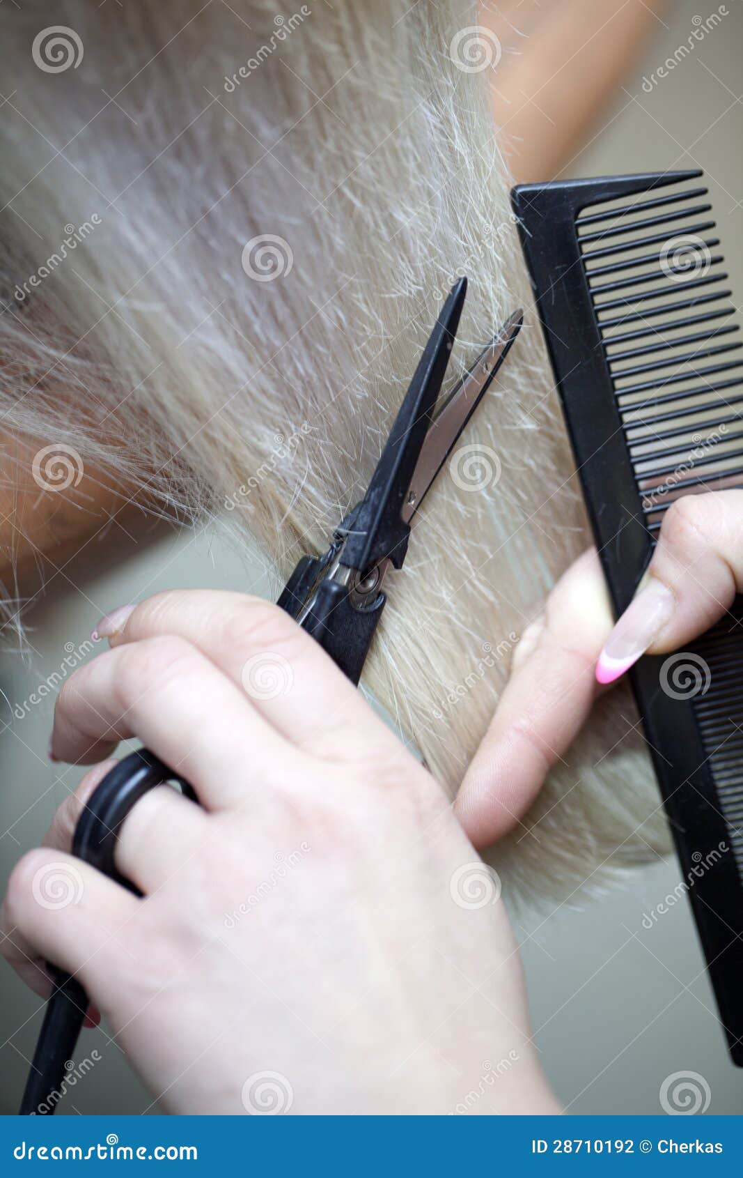 Hot scissors stock photo. Image of silver, trim, comb - 28710192