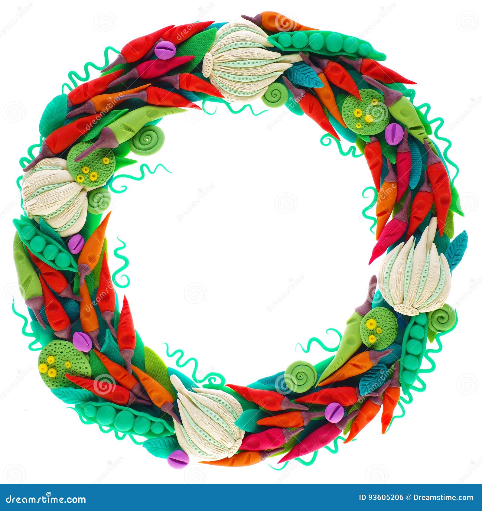 Hot and Sharp Wreath from Vampires Stock Photo - Image of merry, circle ...