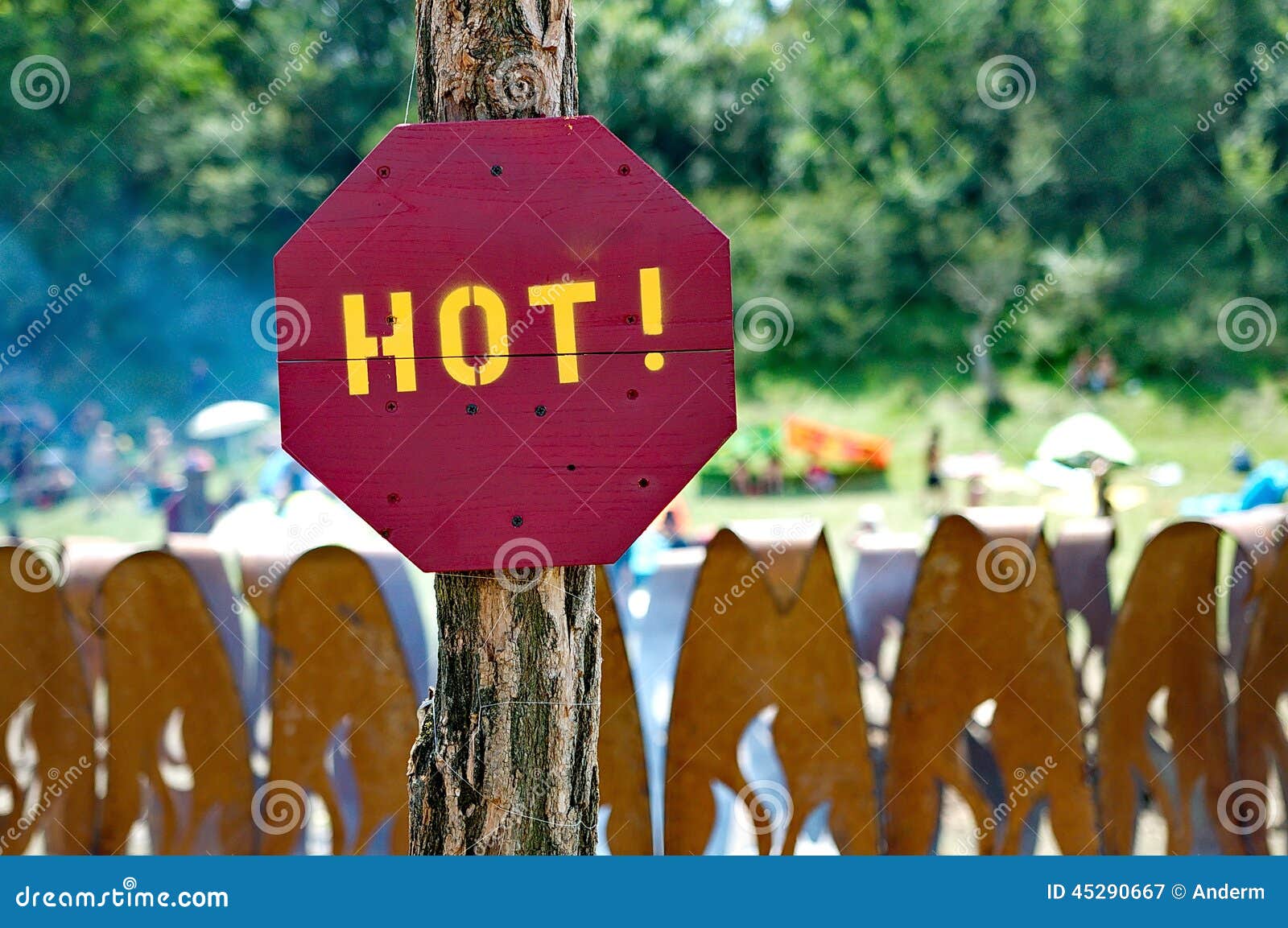 Hot sign stock image. Image of risk, security, safety - 45290667